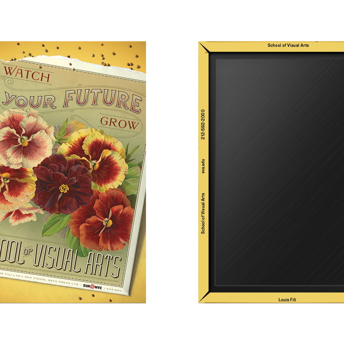 Louise Fili - Seeds Poster Magnet – SVA Campus Store
