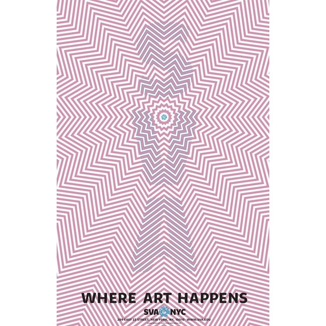 Mirko Ilic - Where Art Happens (Pink) – SVA Campus Store